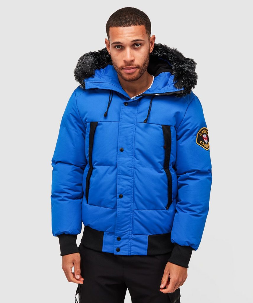 Zavetti Canada Aylmer Puffer Fur Hooded Bomber Jacket - Puffer Jacket